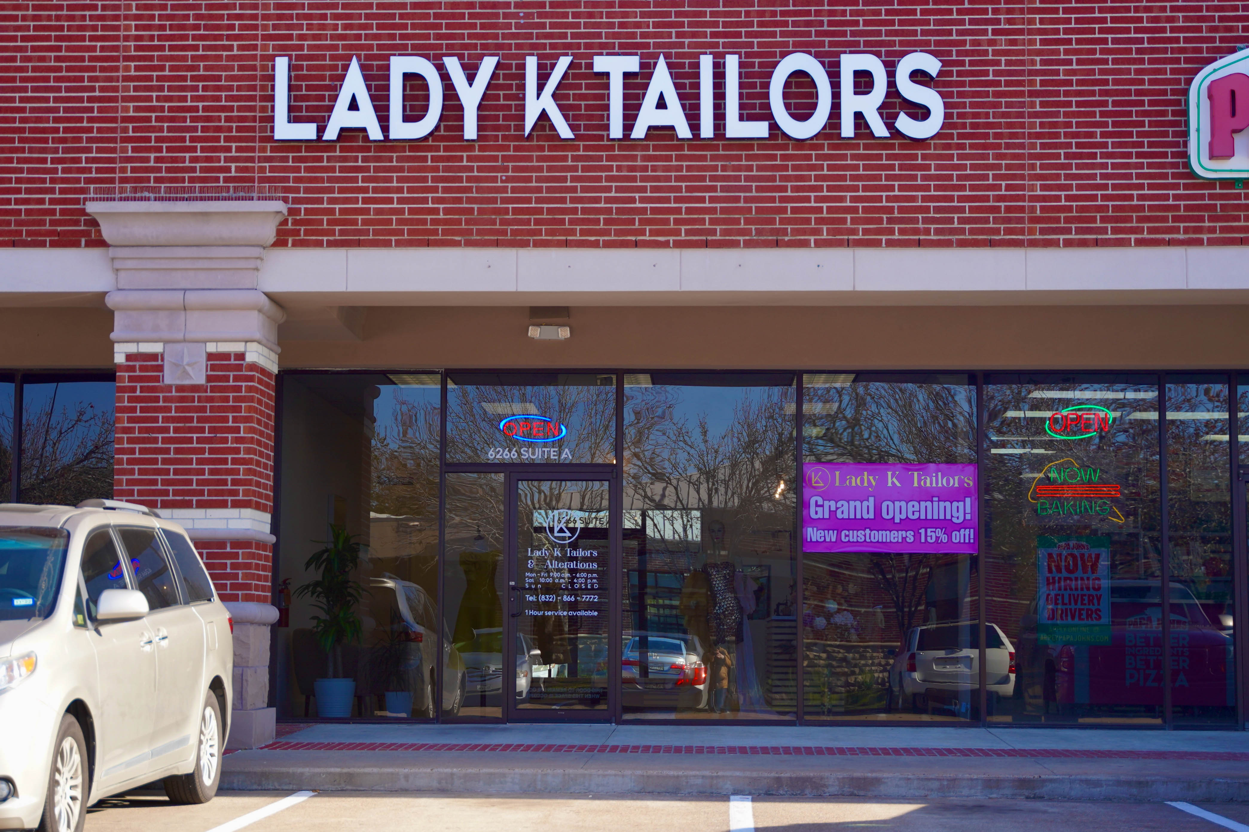 Lady K Tailors is a Tailor Company in Missouri City, TX 77459